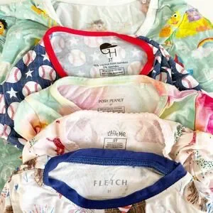 Pajamas | Posh Peanut Little Sleepies Kids Bamboo Pajama Mixed Bundle ...